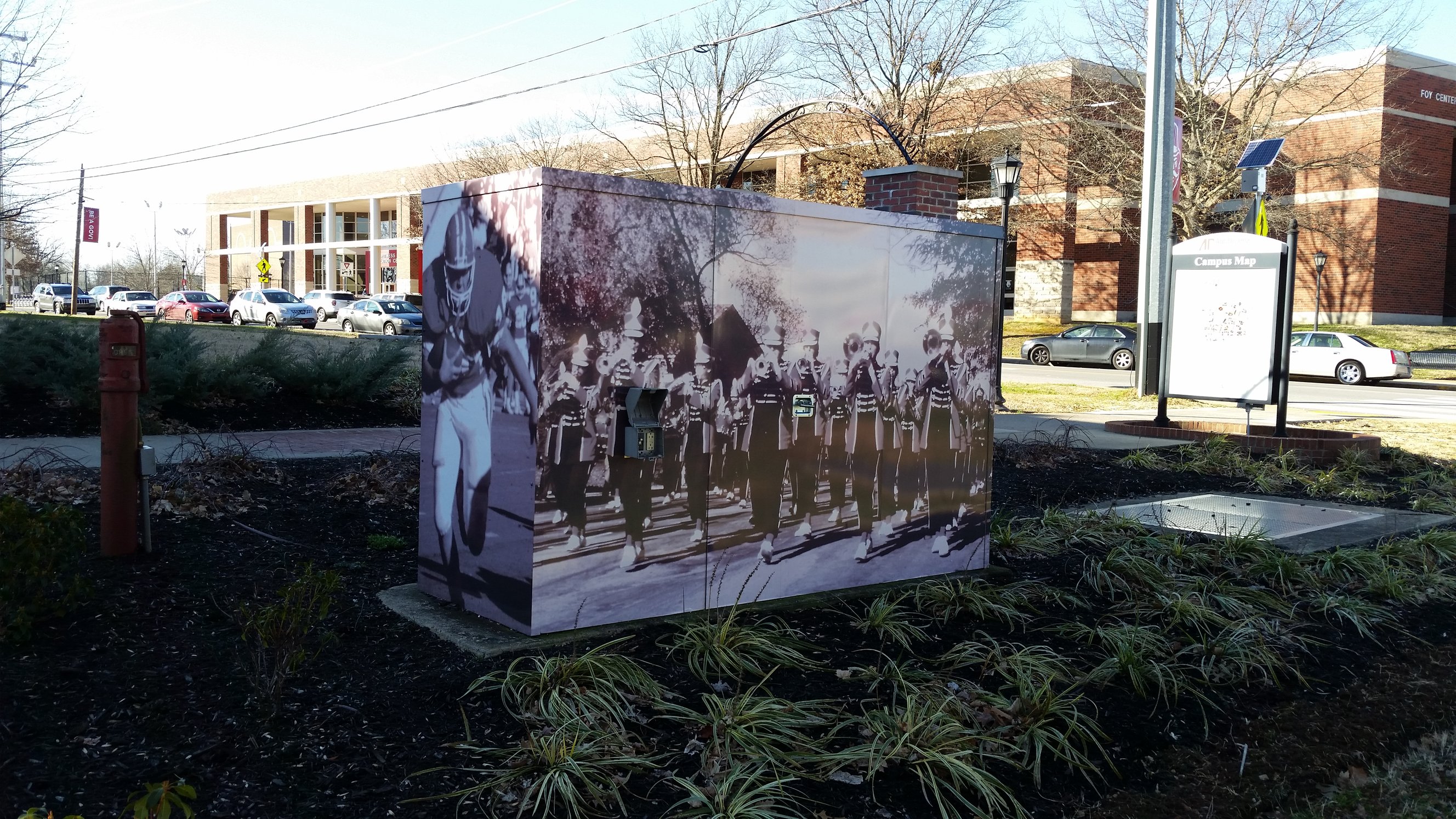 Custom Wrapped Graphics Provide a Splash of Color for Your Enclosure